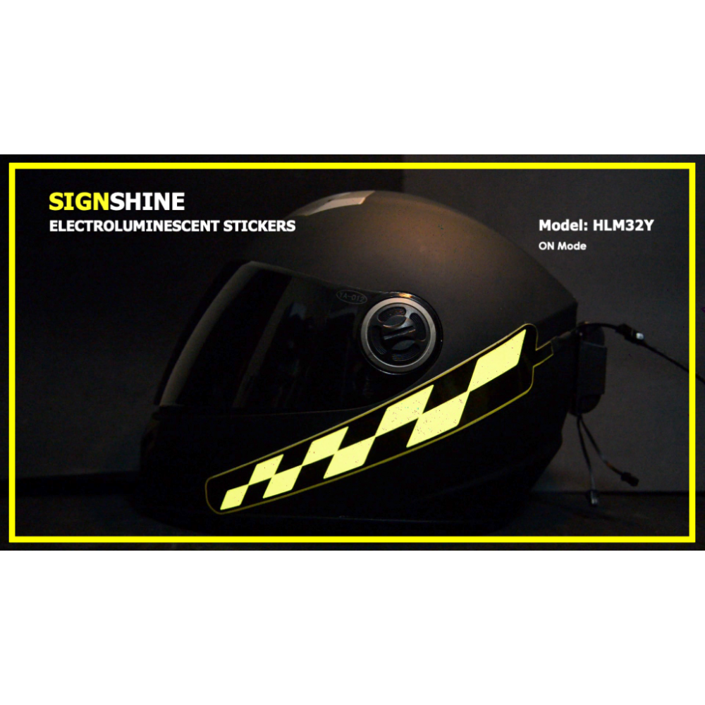 HLM32 Series Electroluminescent Helmet Decals
